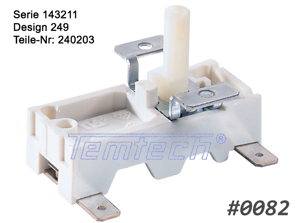 Einstellbarer Temperaturschalter 143211.249 Bimetall - Temtech